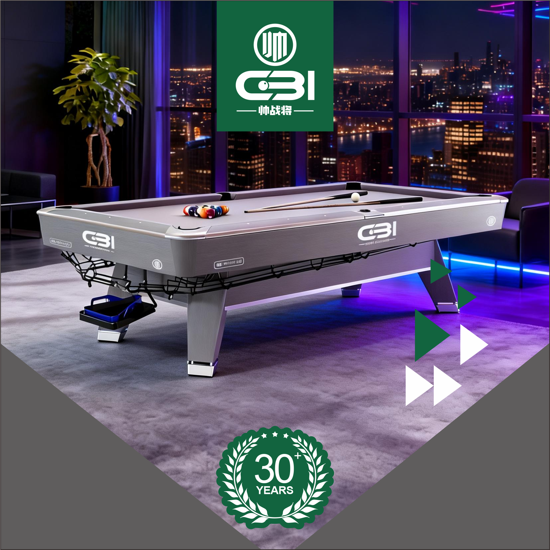 CBI - Q7 Pool Tables: The Ideal Choice for Billiards Enthusiasts